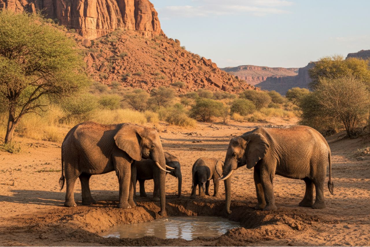 Tracking Desert Elephants in Namibia - Travelanders