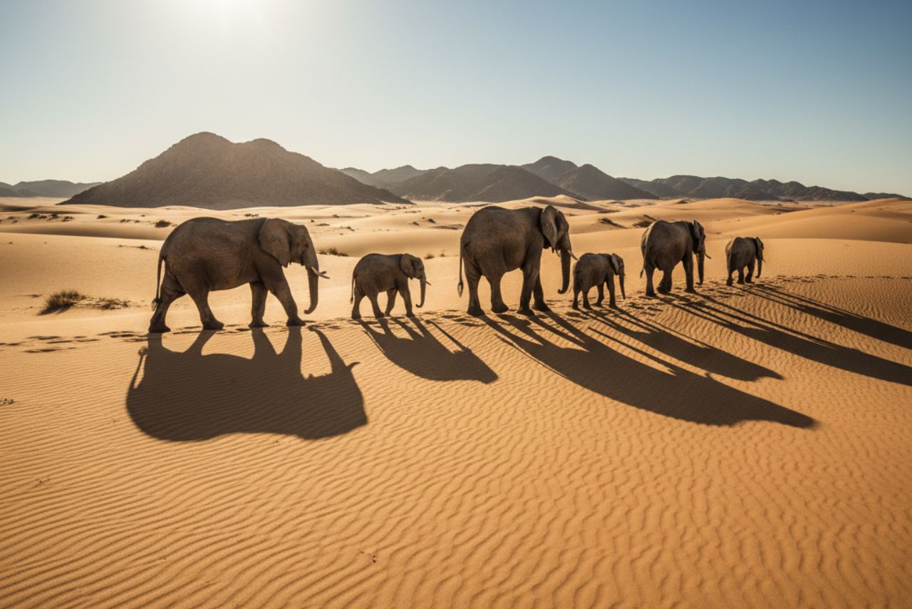 Tracking Desert Elephants in Namibia - Travelanders